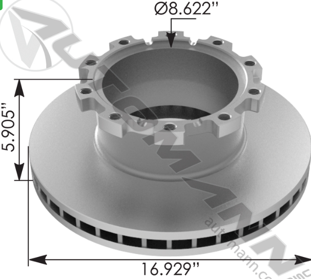 Air Disc Rotor 153.116206