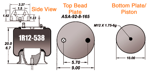 9648 Air Bag AB1DF23-P1058