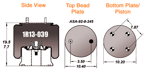 9121 Air Bag AB1D28G-9121