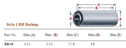 Rubber Bushing RB-40 MR468