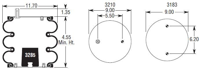 8032 Air Bag ABSP3B22R-8032
